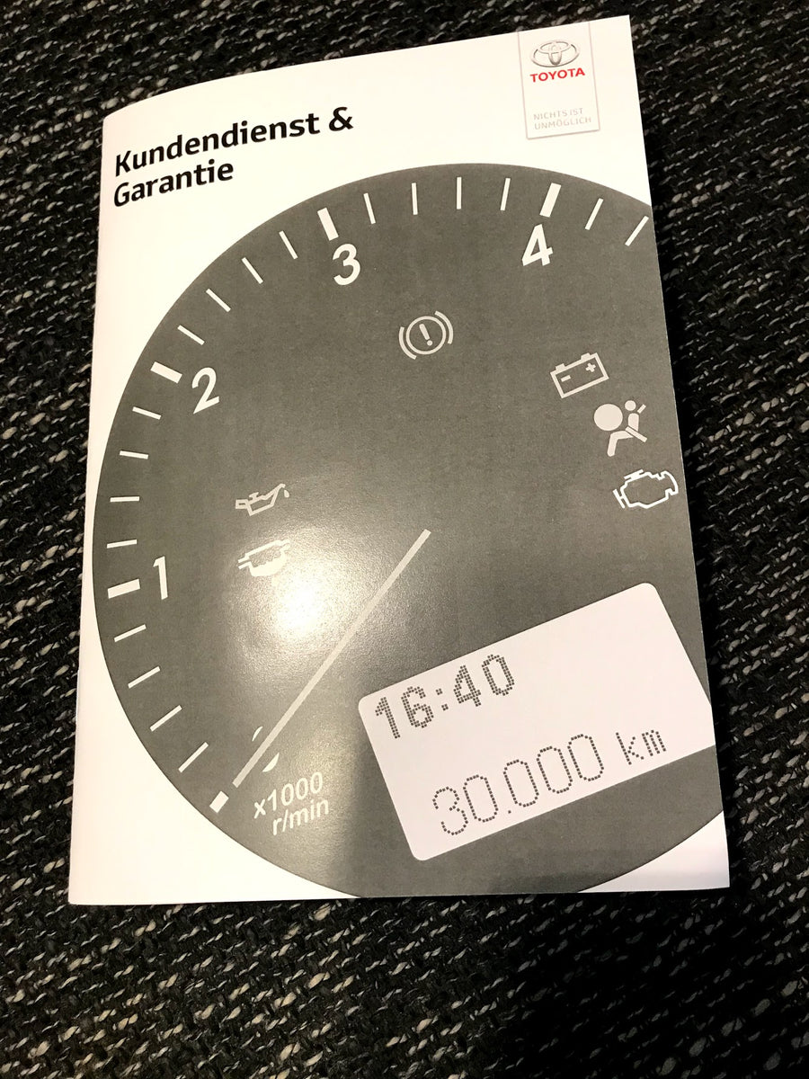 Toyota Serviceheft – Serviceheft24