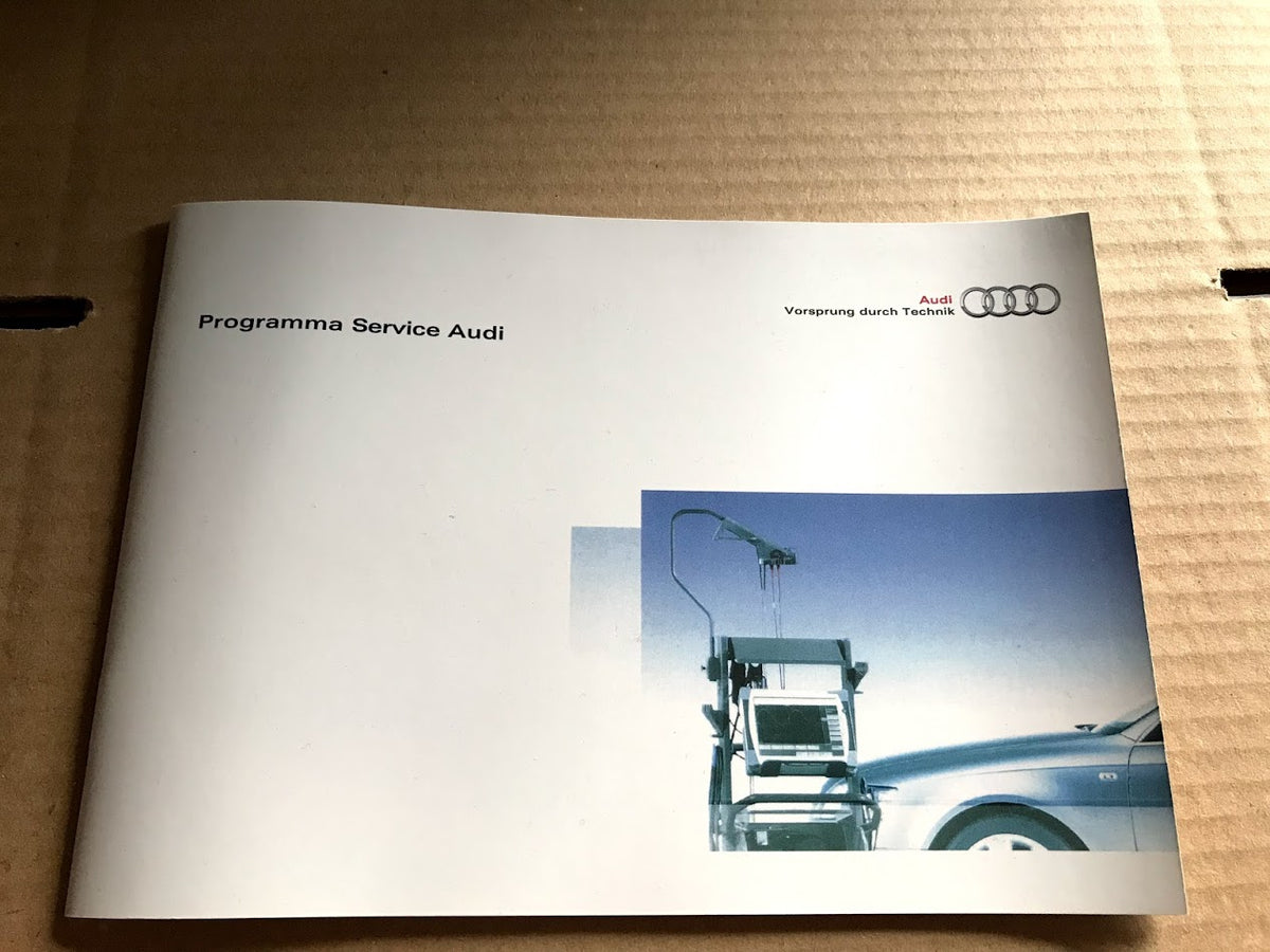 AUDI Serviceheft Serviceplan Programma Service Italienisch Italian ...