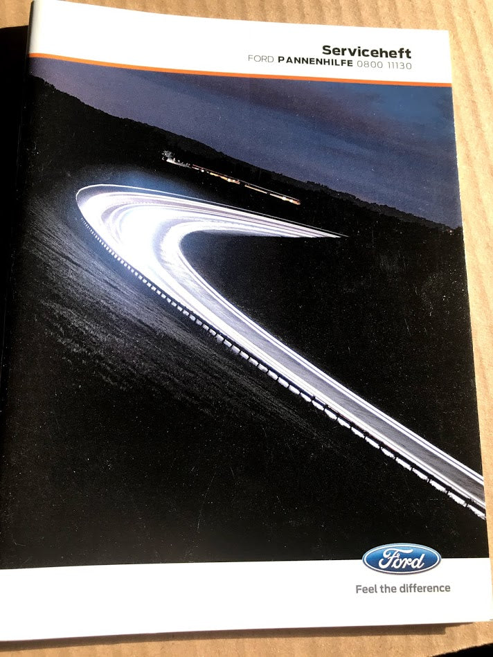 Ford Serviceheft, Serviceplan Deutsch – Serviceheft24