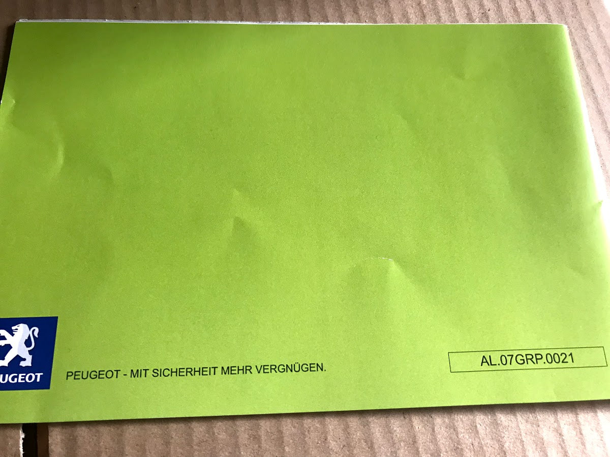 Peugeot Serviceheft, Serviceplan, Wartungsheft – Serviceheft24