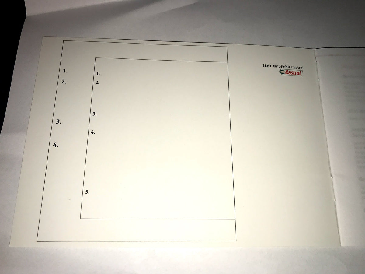 Seat Serviceheft, Serviceplan, Servicebook (2) – Serviceheft24
